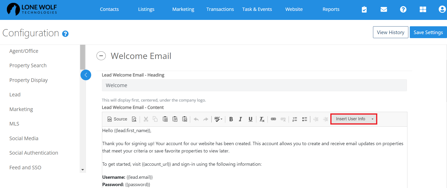 Configure company settings (Propertybase GO)