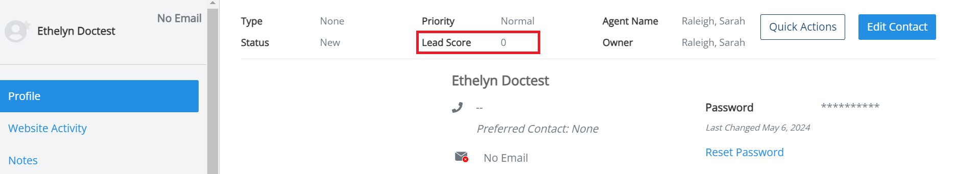 Leverage lead scores (Propertybase GO)