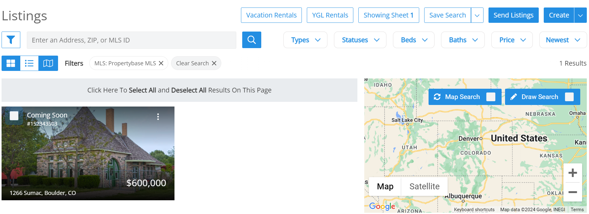 Create a listing (Propertybase GO)