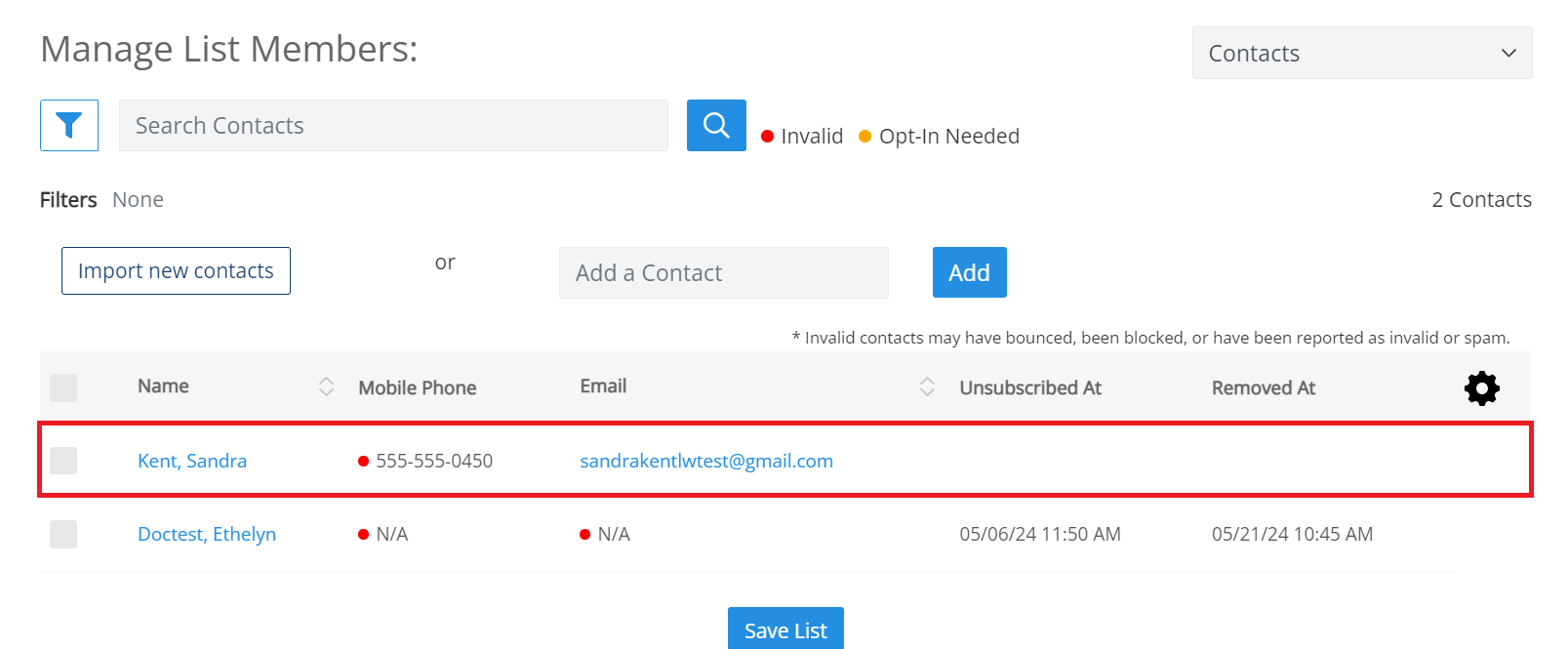 Create a marketing list (Propertybase GO)