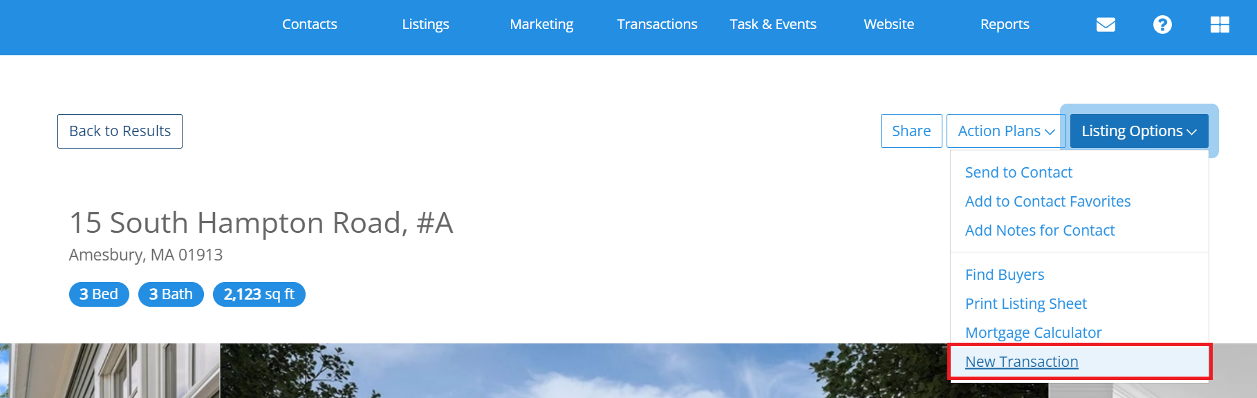 Create a TransactionDesk transaction in Propertybase GO (Propertybase GO)