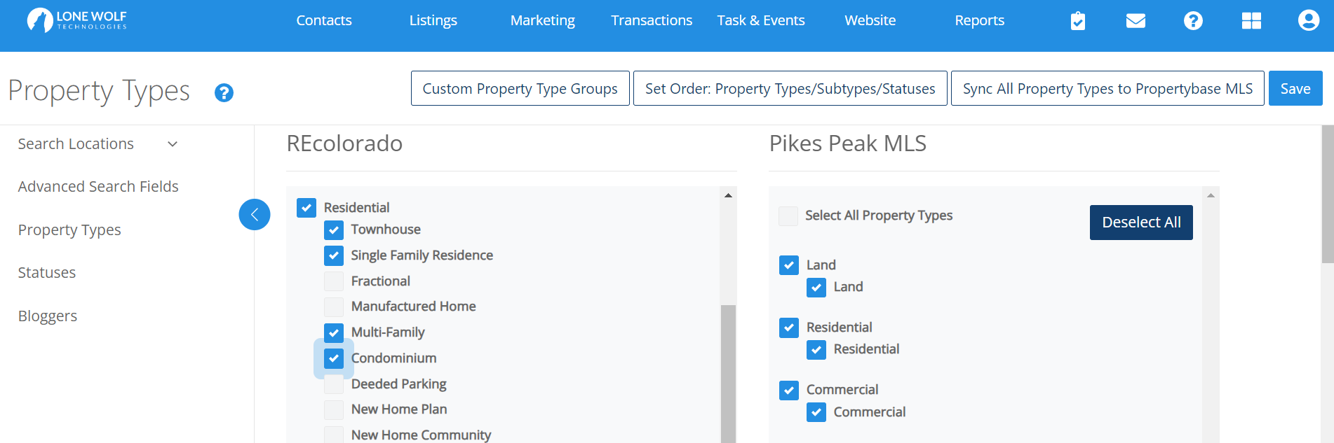 Configure property search and display settings (Propertybase GO)