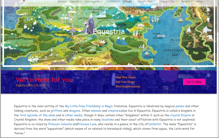 Create a CTA (call to action) banner (Propertybase GO)