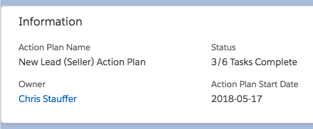 Use action plans (Propertybase Salesforce Edition)