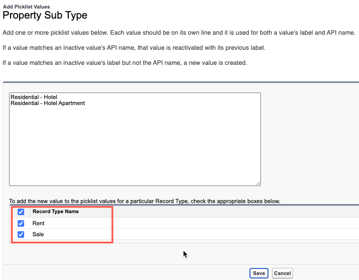 Property finder - supported property types (Propertybase Salesforce Edition)