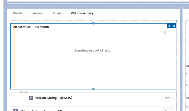 Build website activity reports (Propertybase Salesforce Edition)
