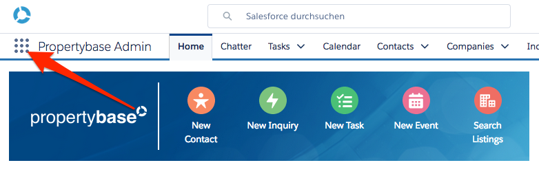 The control center (Propertybase Salesforce Edition)