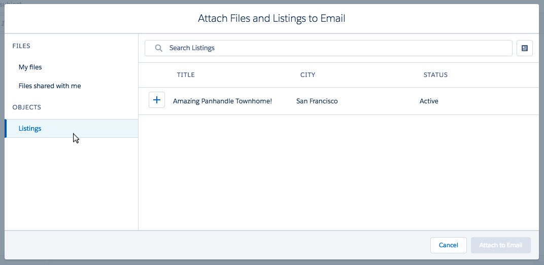 Send an email with Quicksend (Propertybase Salesforce Edition)