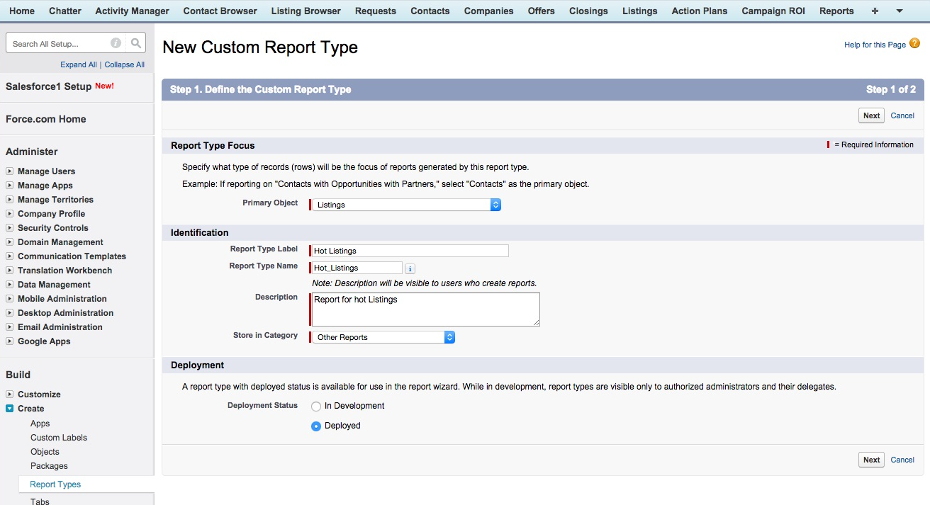What are report types in Propertybase? (Propertybase Salesforce Edition)