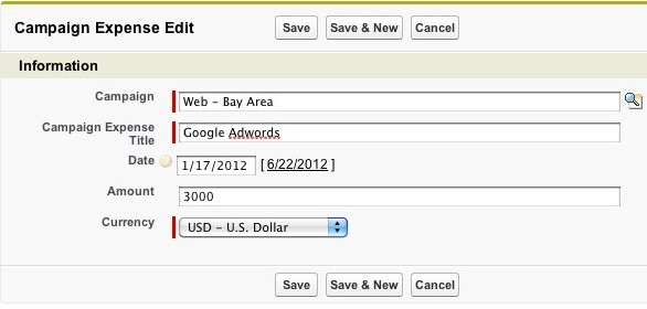 Marketing campaigns and ROI tracking (Classic) (Propertybase Salesforce ...