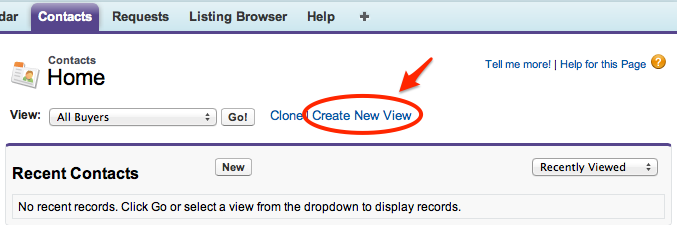 How to create a view (Propertybase Salesforce Edition)