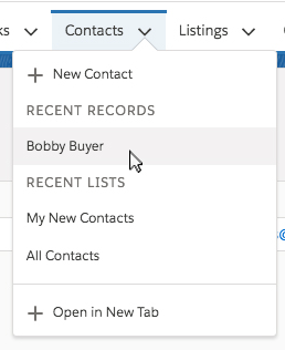 Change contact record types (Propertybase Salesforce Edition)