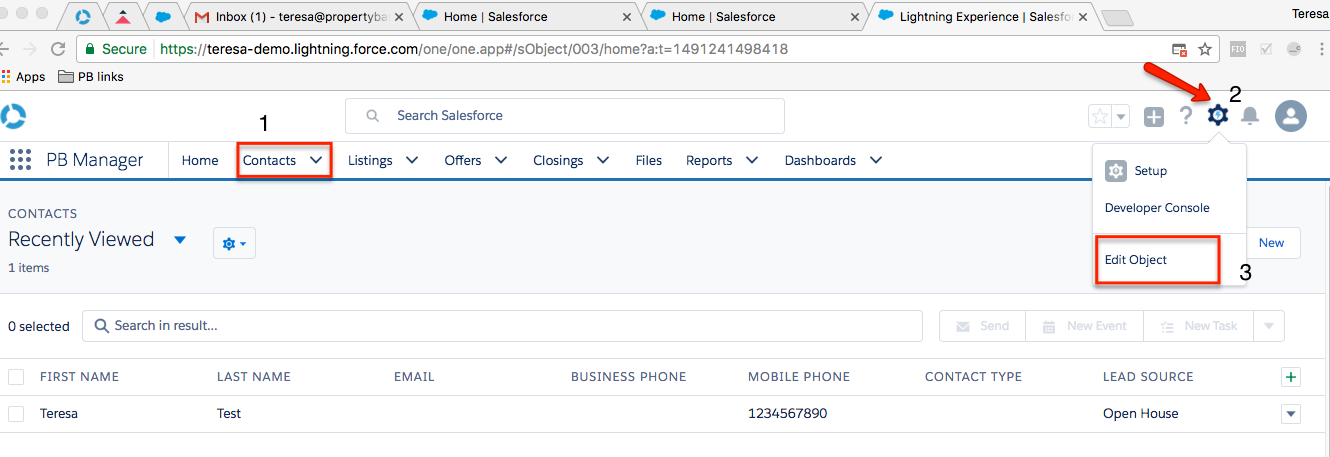 Create Fields And Edit Page Layouts Lightning Propertybase Salesforce Edition 