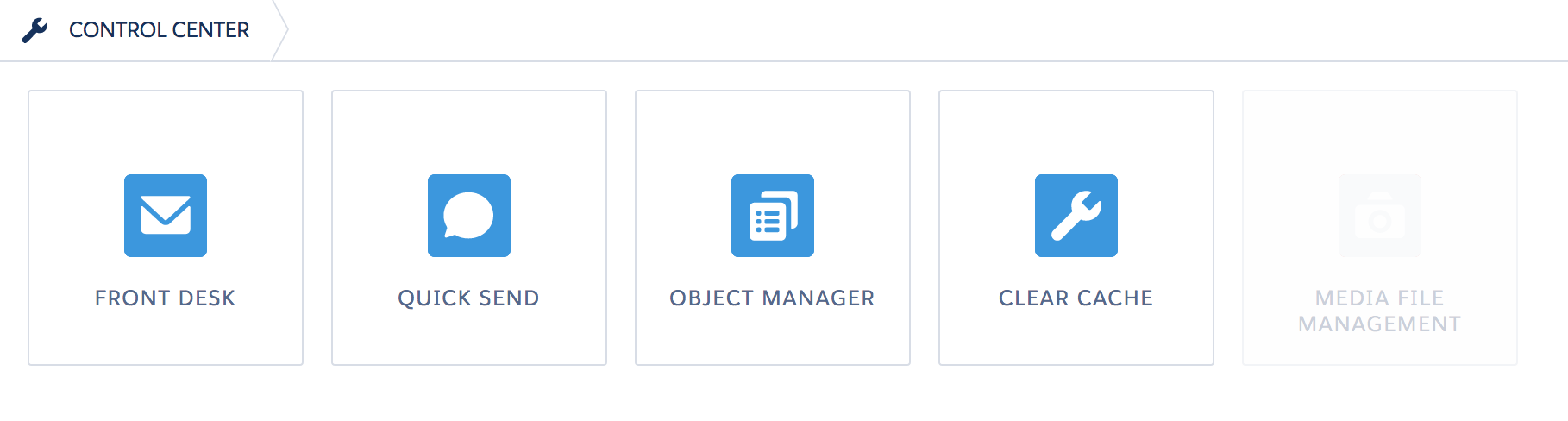 The control center (Propertybase Salesforce Edition)