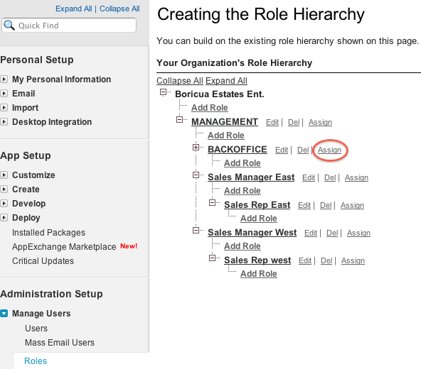 Users, roles and profiles (Propertybase Salesforce Edition)