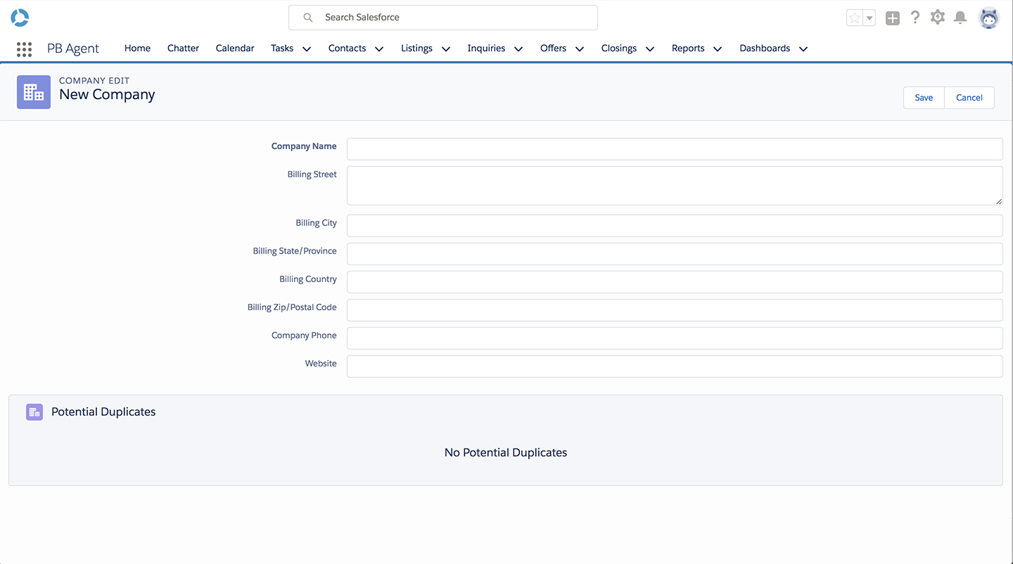 Use creation wizard with companies, contacts and listings (Propertybase ...