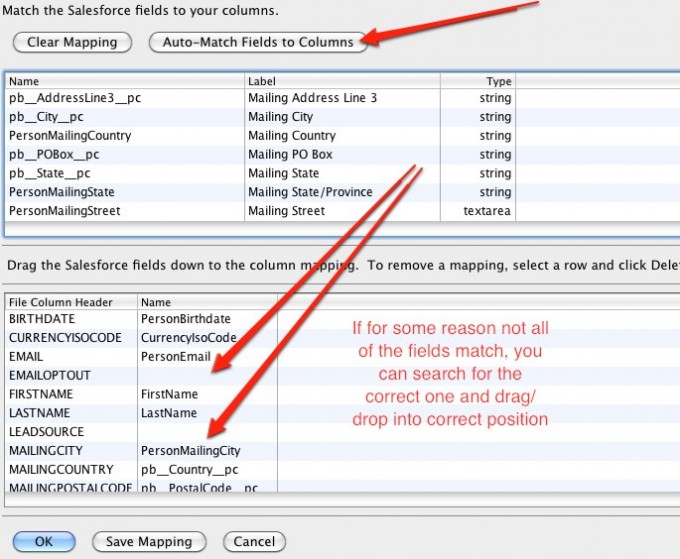 Data Loader Part 3 Map And Import Propertybase Salesforce Edition