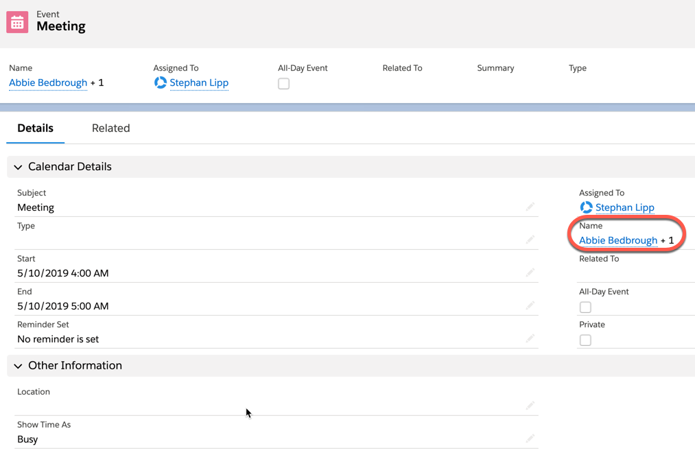 Calendar management (Propertybase Salesforce Edition)