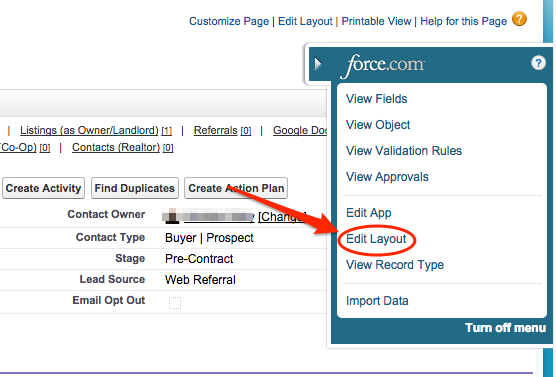 Create fields & edit page layouts (Classic) (Propertybase Salesforce Edition)