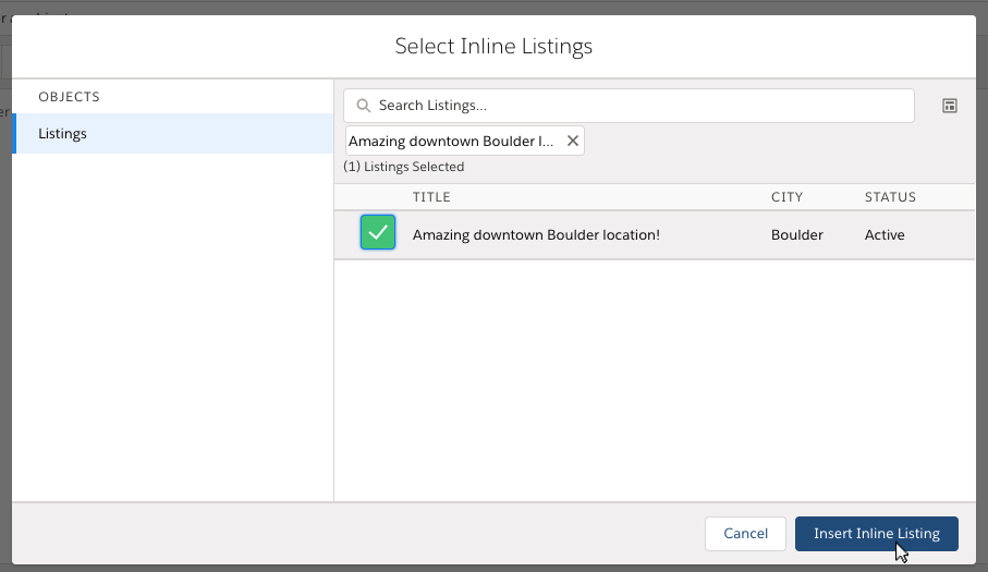 Send an email with Quicksend (Propertybase Salesforce Edition)