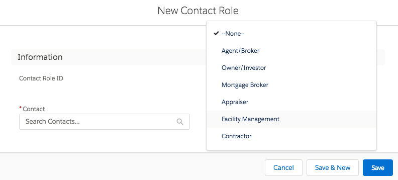 Use contact roles (Propertybase Salesforce Edition)