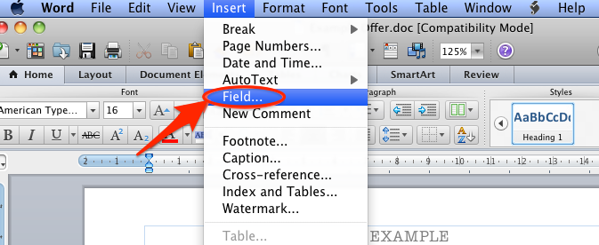 Create mail merge documents for Mac (Propertybase Salesforce Edition)