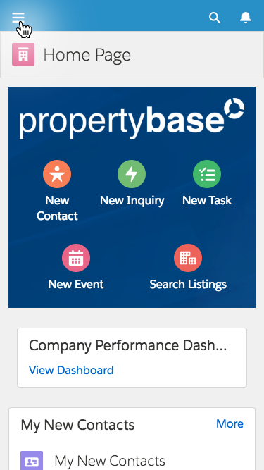 Propertybase mobile (Propertybase Salesforce Edition)