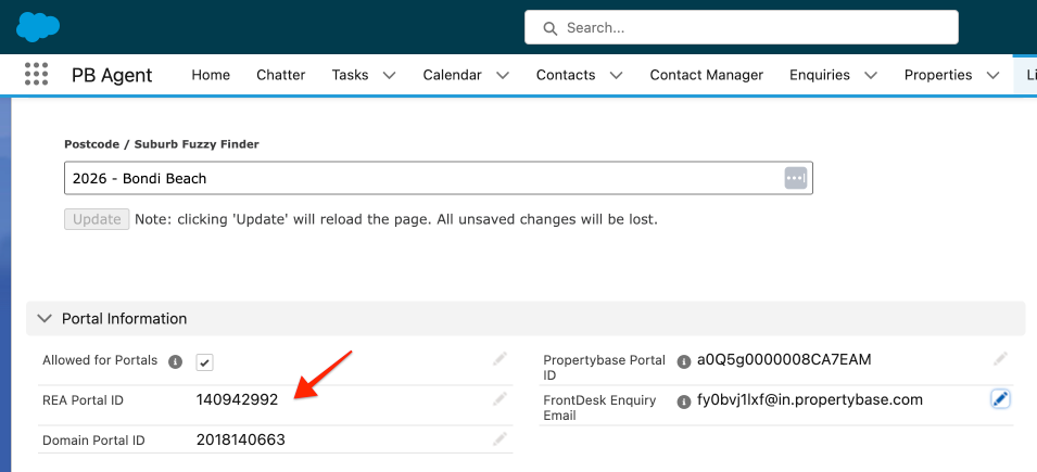 The sales rotation overview (Propertybase Salesforce Edition)