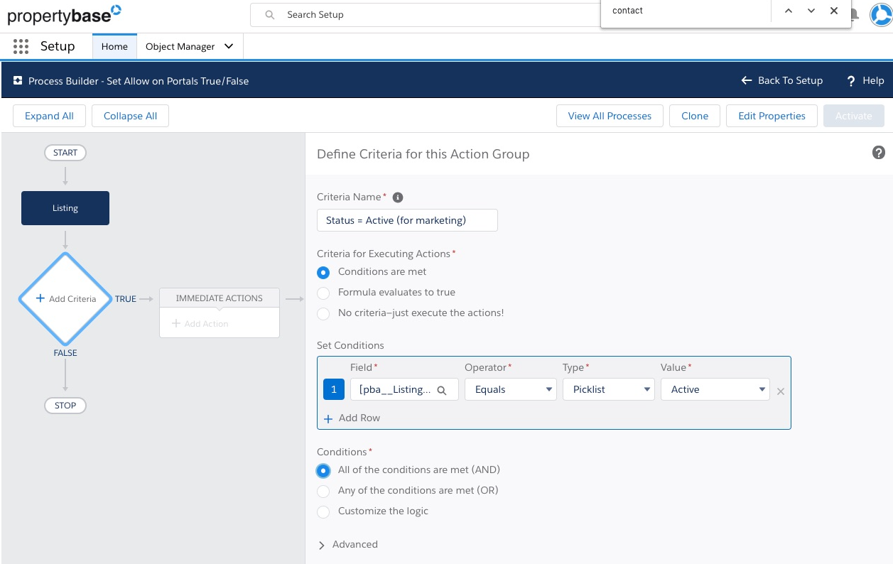 How to configure portals (Propertybase Salesforce Edition)