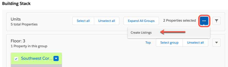 Visualize property hierarchies using the Building Stack (Propertybase Salesforce Edition)