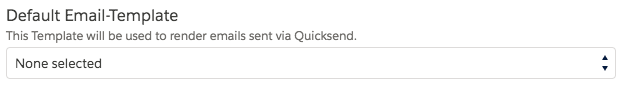 Quicksend settings (Propertybase Salesforce Edition)