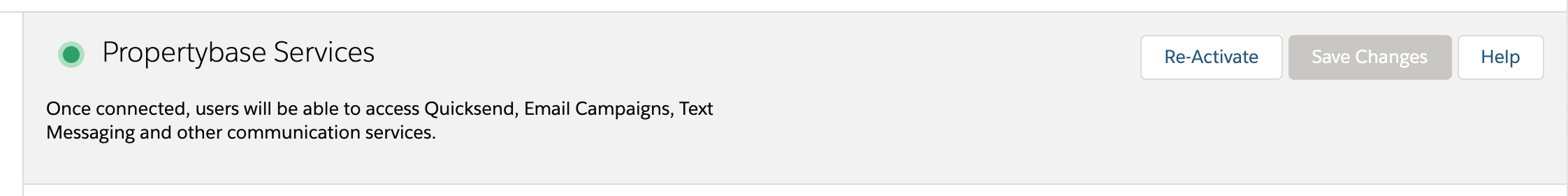 Propertybase services (Propertybase Salesforce Edition)