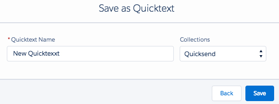Email Quicktext Collections Propertybase Salesforce Edition