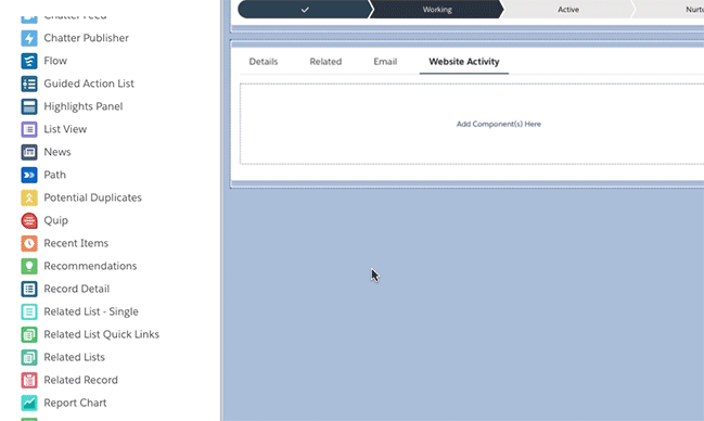 Build website activity reports (Propertybase Salesforce Edition)