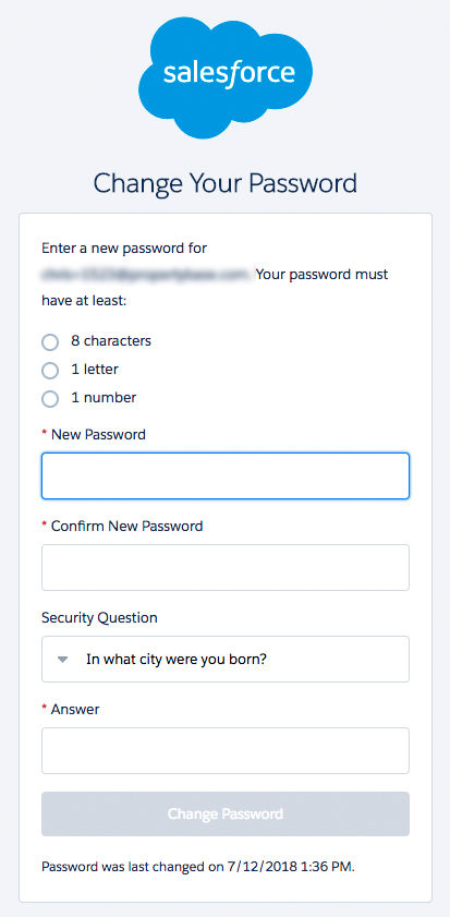 Log in to Propertybase (Propertybase Salesforce Edition)