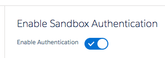 Enable sandbox authentication (Propertybase Salesforce Edition)
