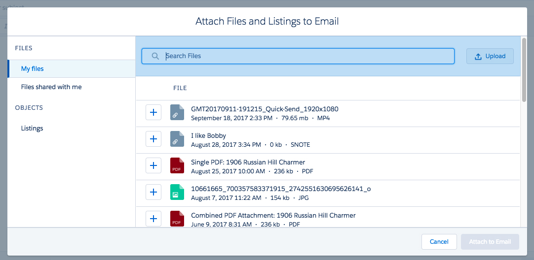 Send an email with Quicksend (Propertybase Salesforce Edition)