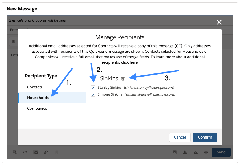 Send an email with Quicksend (Propertybase Salesforce Edition)