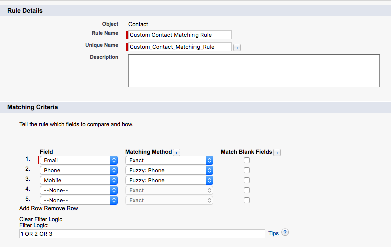How To Configure Contact Duplicate Matching Feature Propertybase