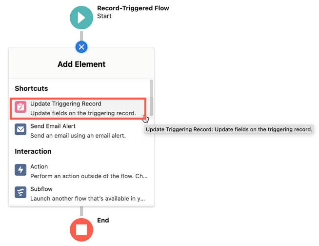 Example flow: set listing agent fields based on listing owner (basic ...