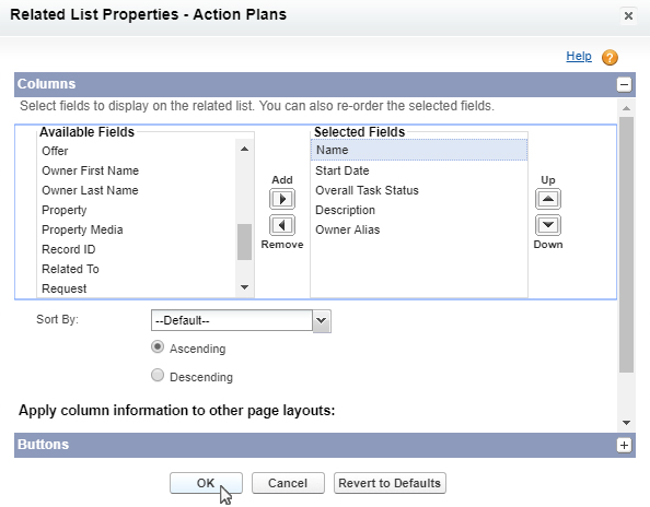 How To Configure Action Plans Propertybase Salesforce Edition
