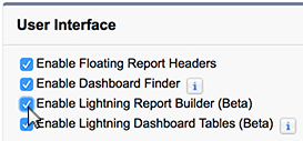 How to enable lightning report builder (Propertybase Salesforce Edition)