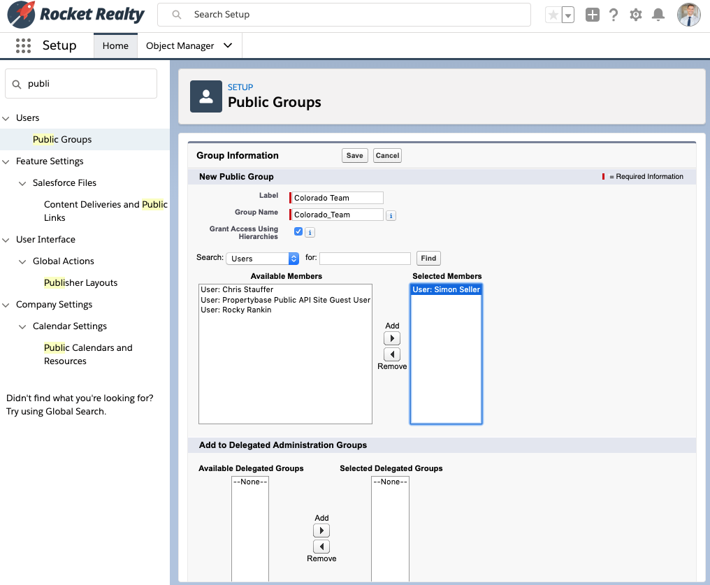 Use teams and offices (Propertybase Salesforce Edition)