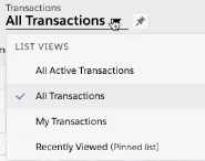 Use transactions (Propertybase Salesforce Edition)