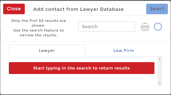 Import a lawyer contact (TransactionDesk Edition)