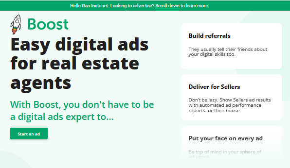 Create an Agent Promo or Listing ad using the Boost integration ...