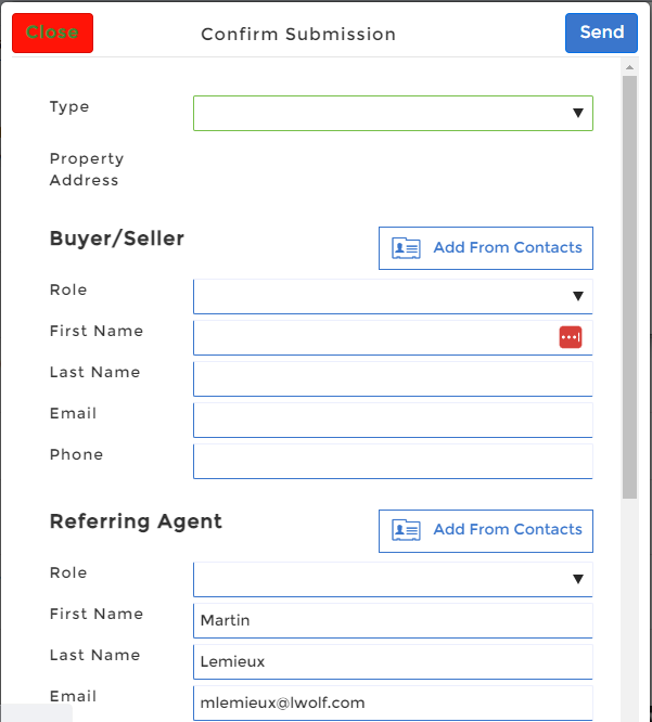 Send a document to a lawyer contact (TransactionDesk Edition)
