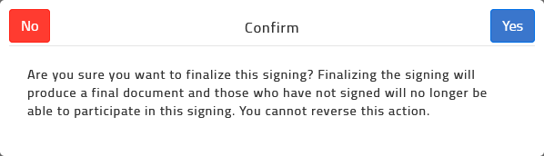 Force a signing into the Completed status (Authentisign for ...