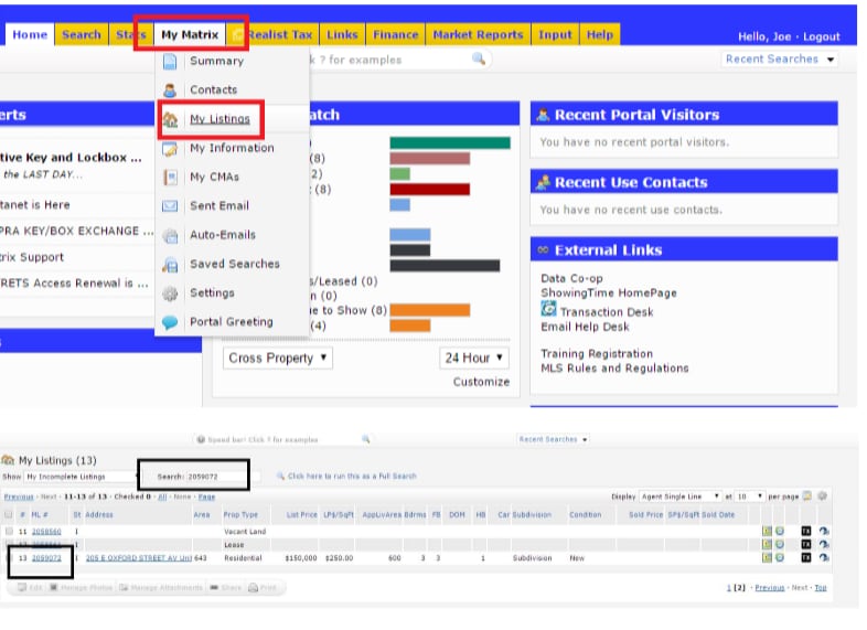Upload a listing from a transaction (TransactionDesk Edition)