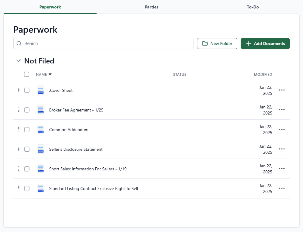 Create an office template (Transact)